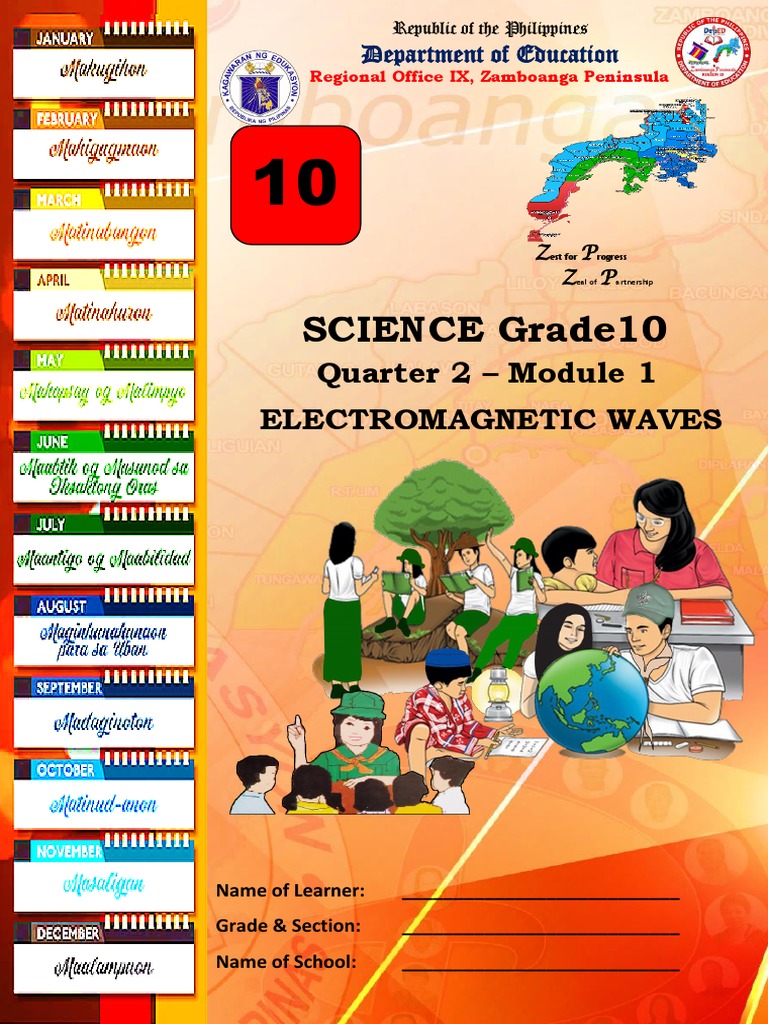 Grade 10 Science: Electromagnetic Waves | PDF | Electromagnetic ...
