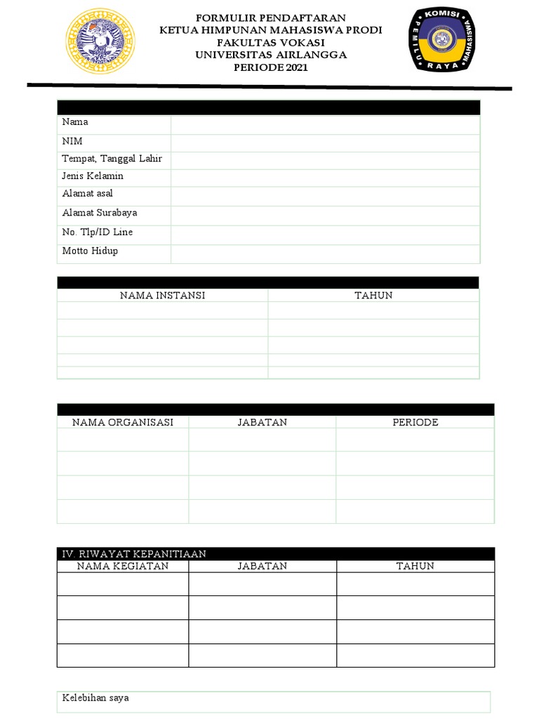 Form Kahima Wakahima-1 | PDF