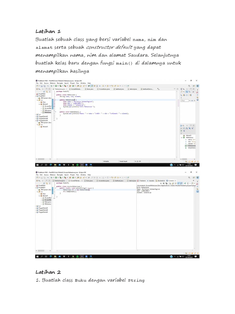 Belajar OOP Dasar | PDF