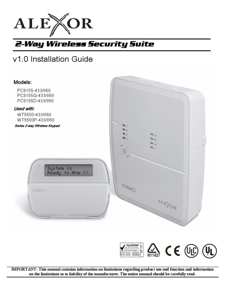 Alexor Pc9155 Install | PDF | Electrical Connector | License