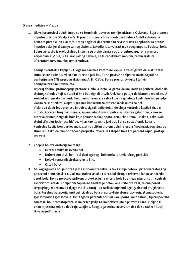 Oralna Medicina | PDF