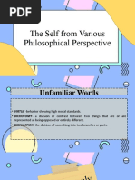 Philo Final Paper | PDF | Self | Philosophical Theories