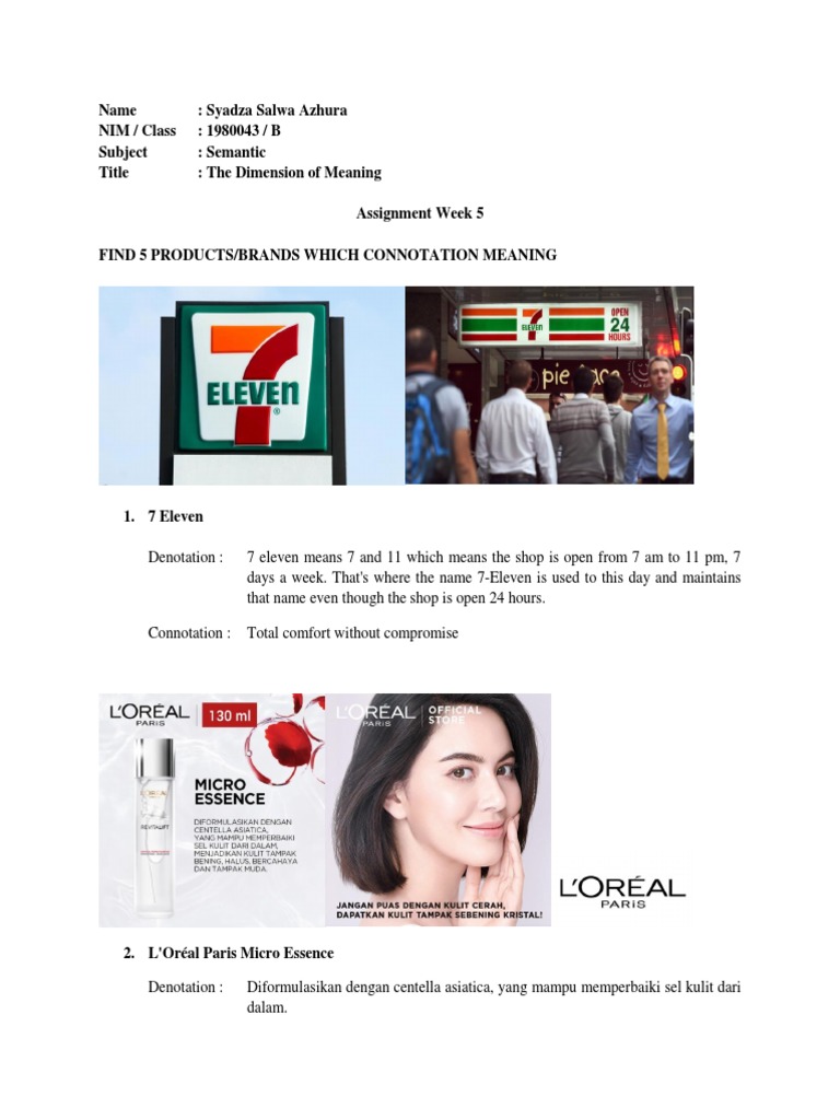 Connotation in Product Branding | PDF | Color