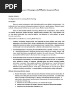 Affective Assessment Tools Overview | PDF | Educational Assessment ...