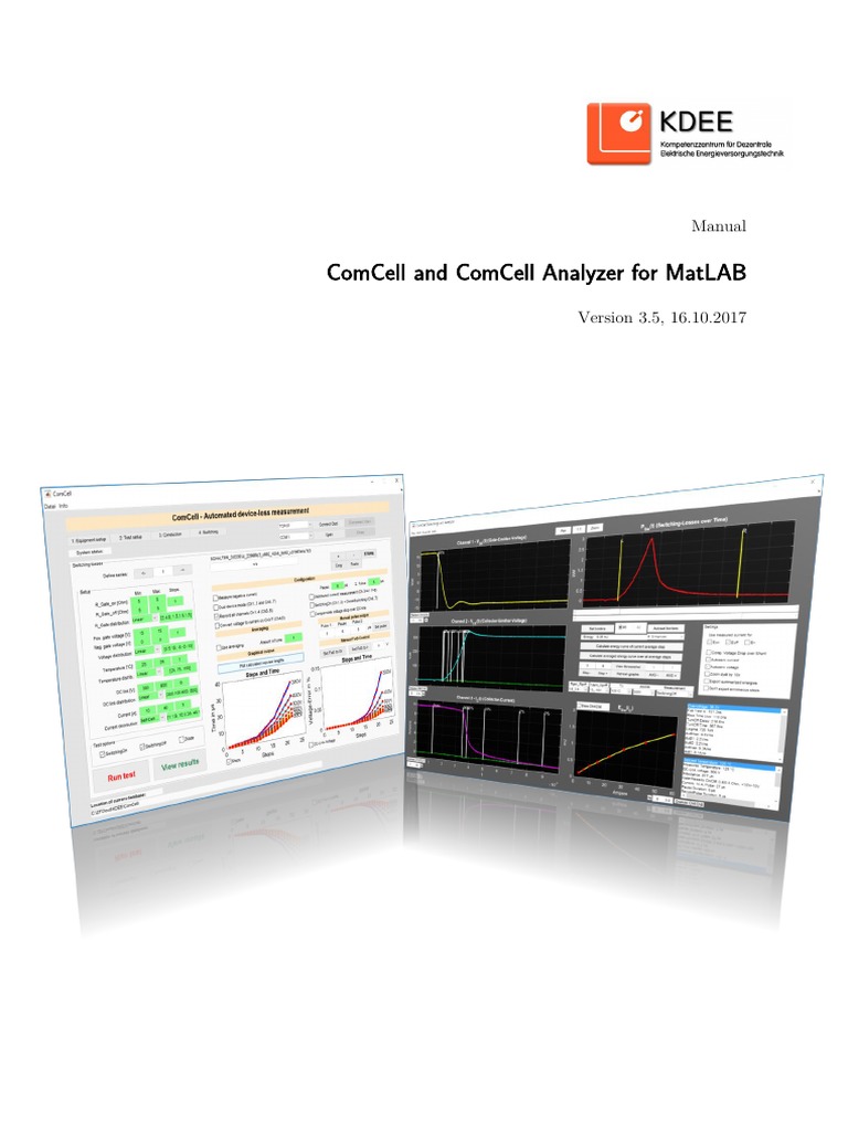 ComCell Manual v3.5 | PDF | Inductance | Screenshot