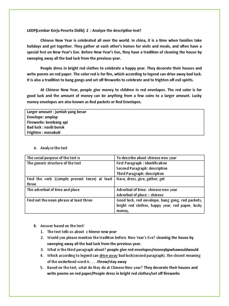 LKDP 2 Descriptive Text | PDF | Foreign Language Studies | Religion & Spirituality