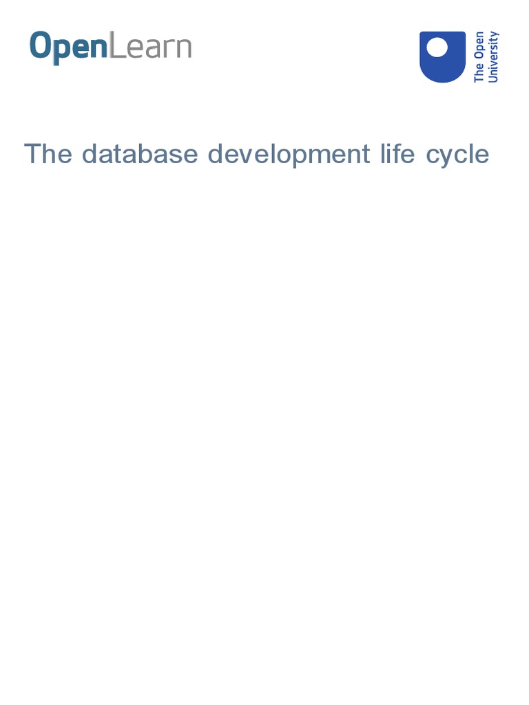 The Database Development Life Cycle | PDF | Databases | Relational Model