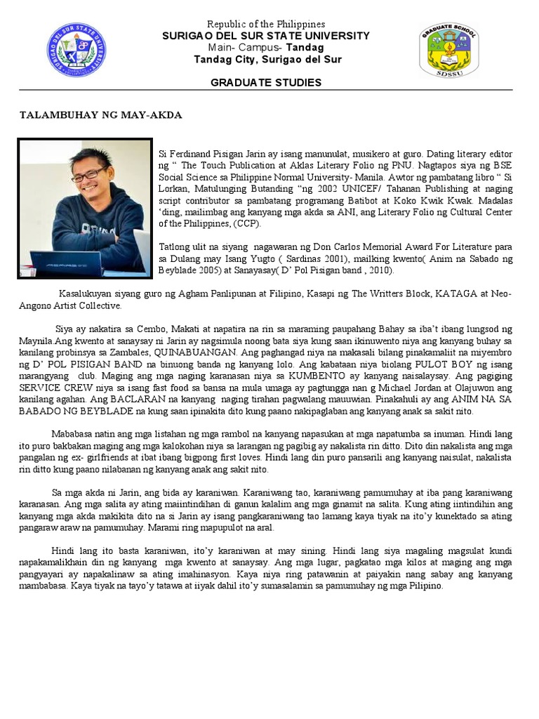 Pagsusuri NG Mga Akda | PDF