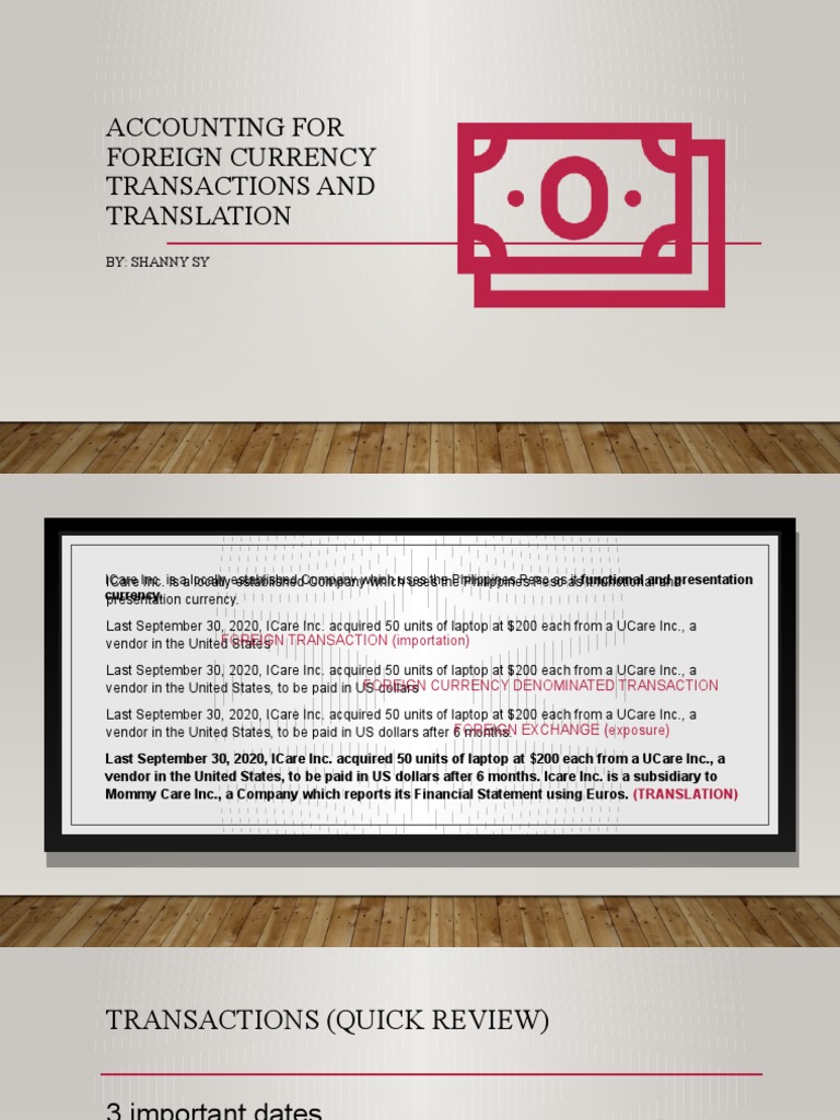 Accounting for Currency Translation Reserves | PDF | Dividend | Income