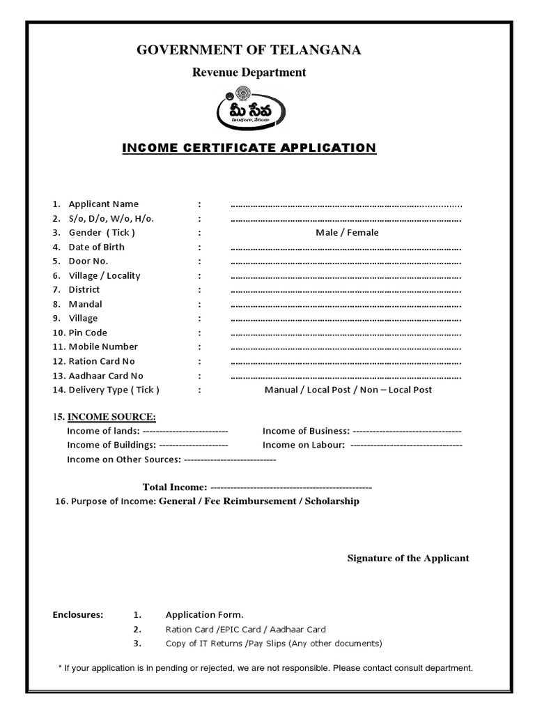 Government of Telangana: Revenue Department | PDF