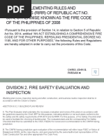 New BFP Citizen Charter FSEC PDF | PDF | Fire Safety | Receipt