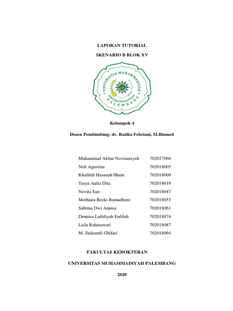 Laporan Skenario B Blok XV Kelompok 4 | PDF