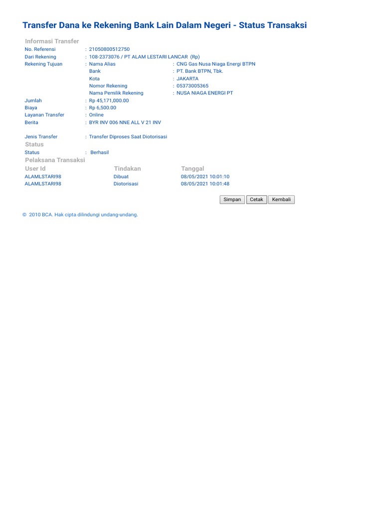BCA - Cash Management System | PDF