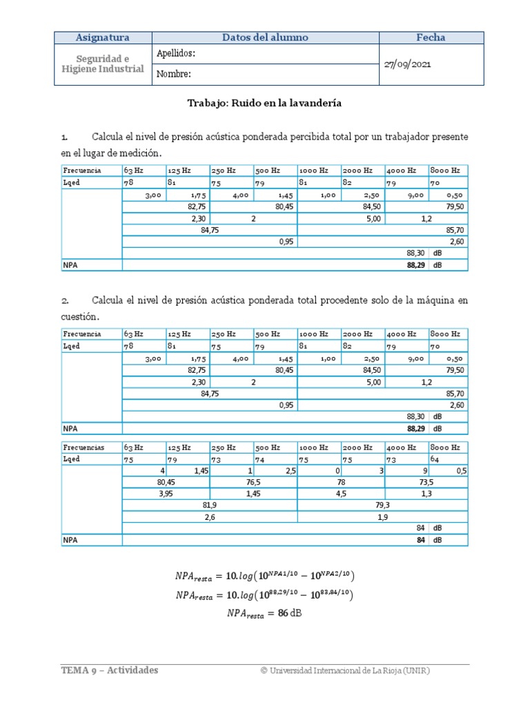 Reuido de La Lavanderia | PDF | Cabeza y cuello humanos | ruido