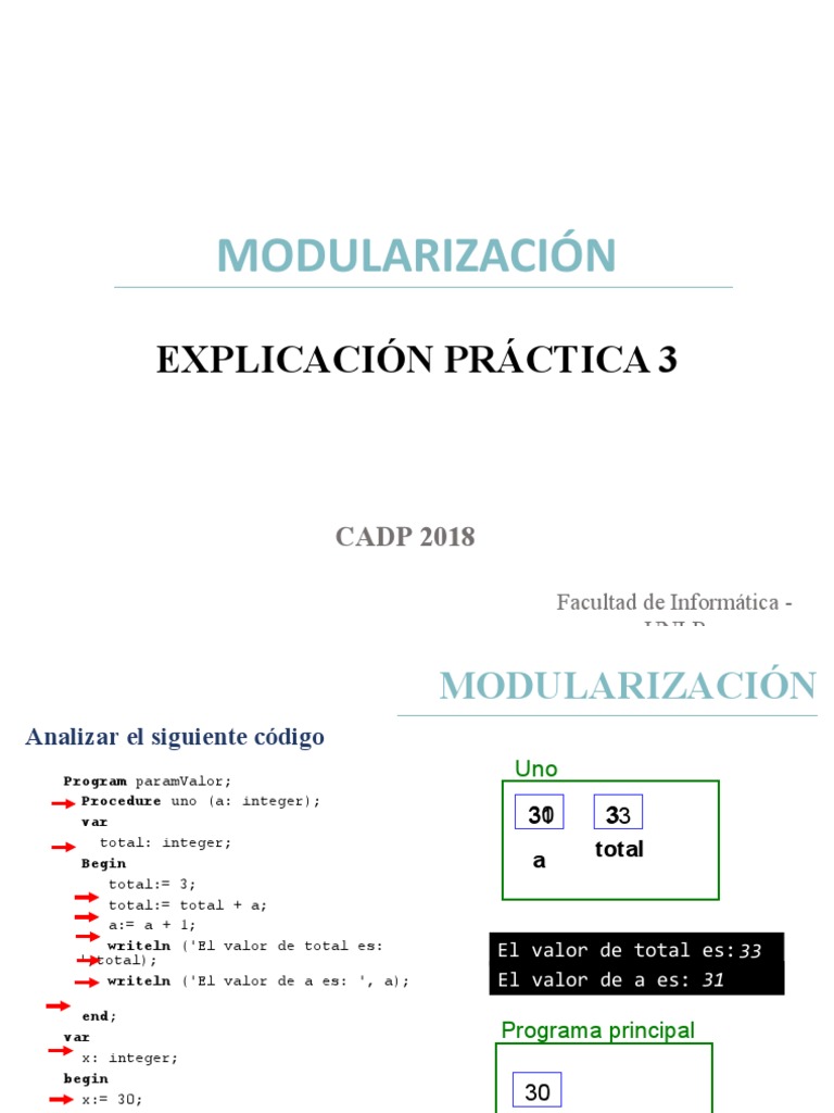 EP3 2018 - Modularizacion | PDF | Ingeniería de software | Programación ...