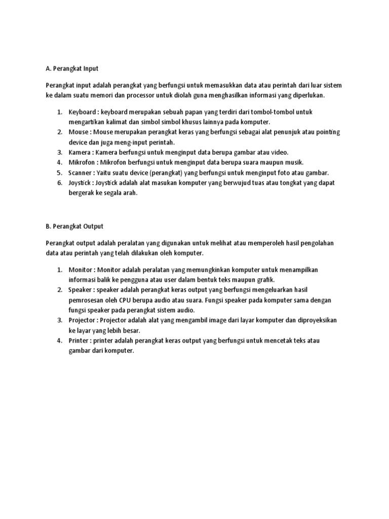 Input Output - WPS Office | PDF