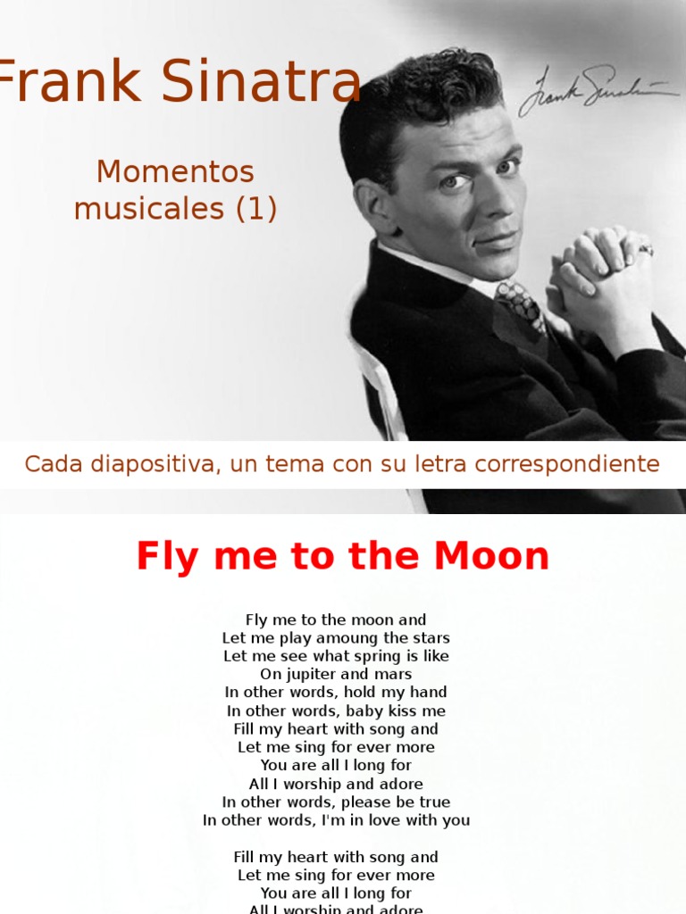 Frank Sinatra Momentos Musicales Pps | PDF
