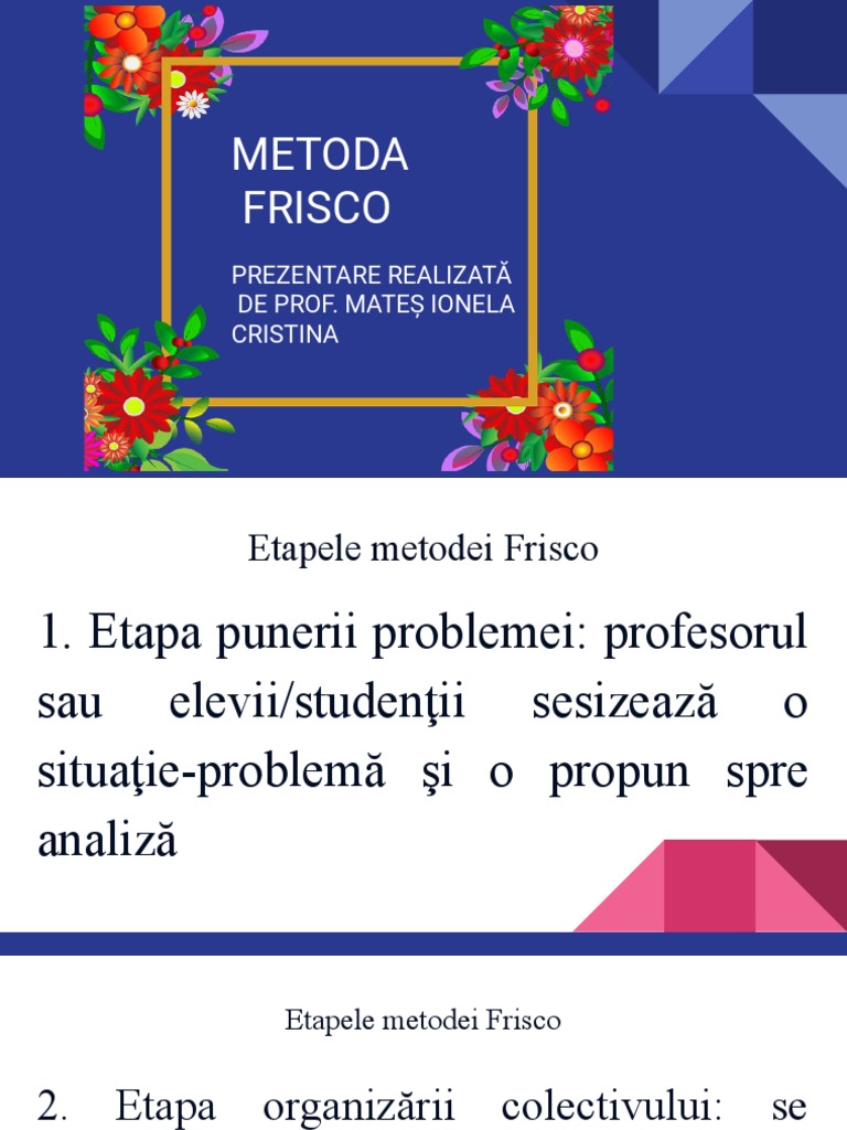Metoda Frisco | PDF