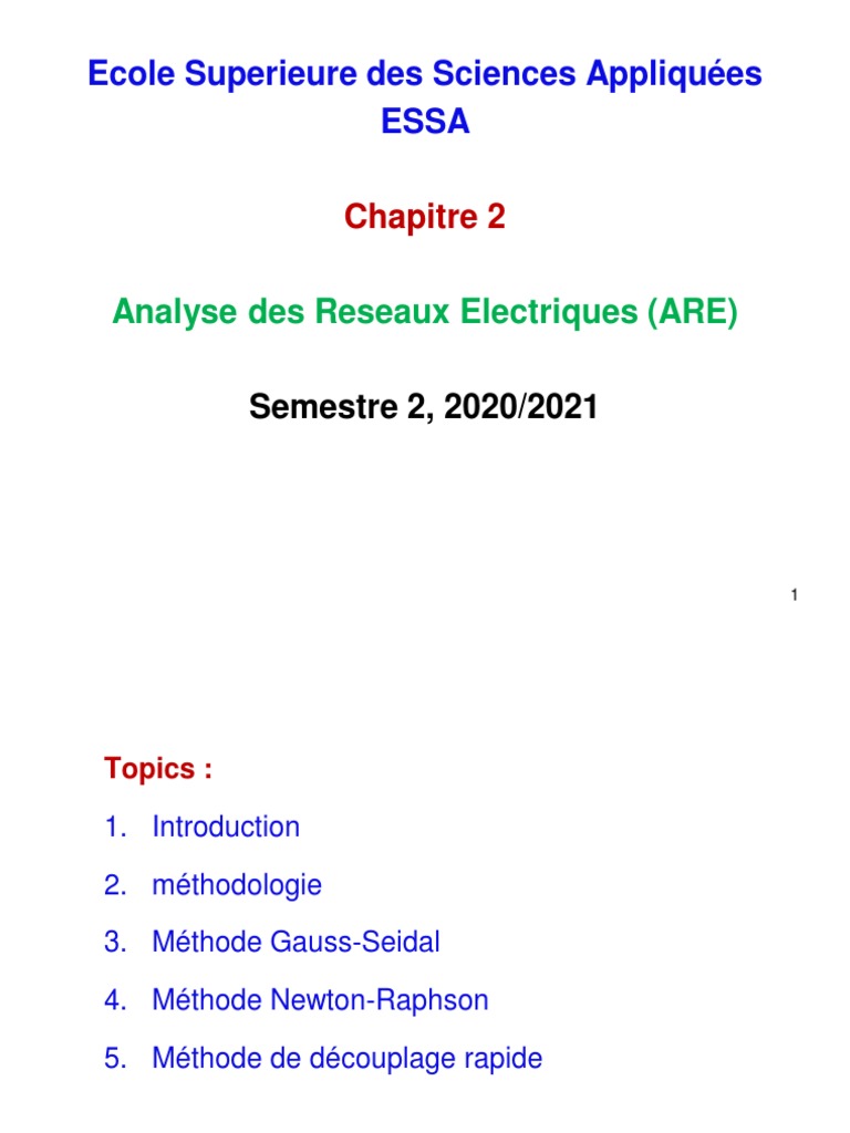 Anlyse Des Réseaux Électriques 4 | PDF | Condensateur | Équations