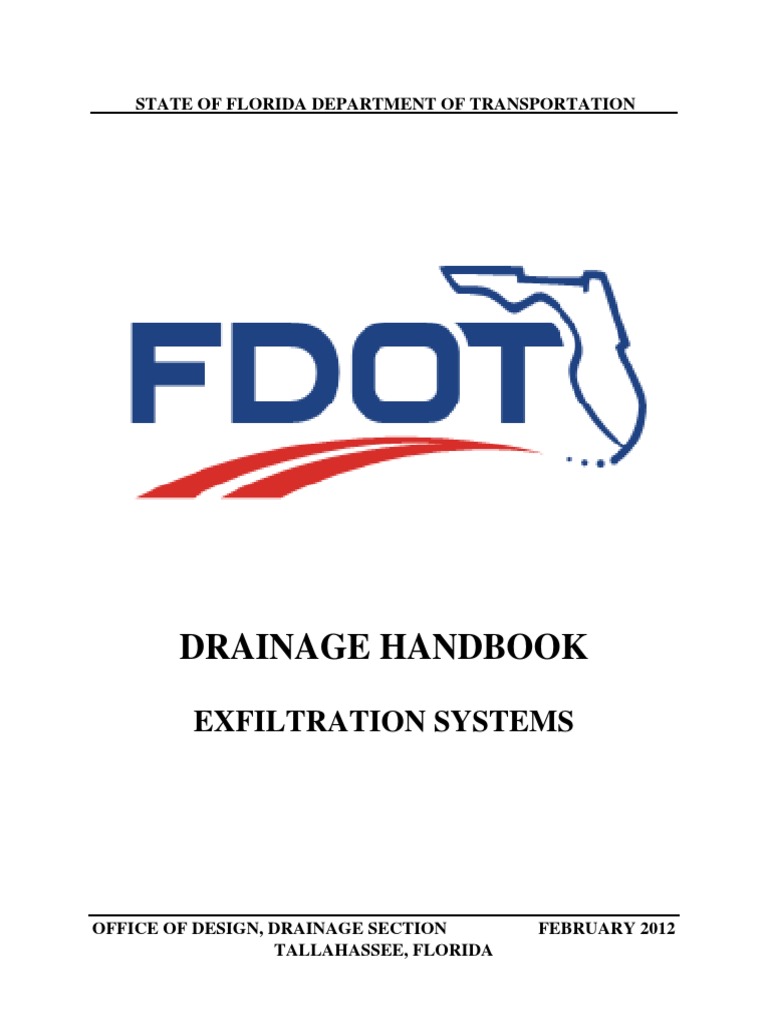 State of Florida Department of Transportation Drainage Handbook ...