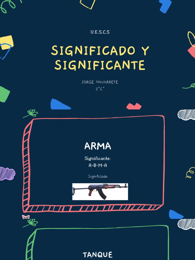 Infografia Significado y Significante | PDF