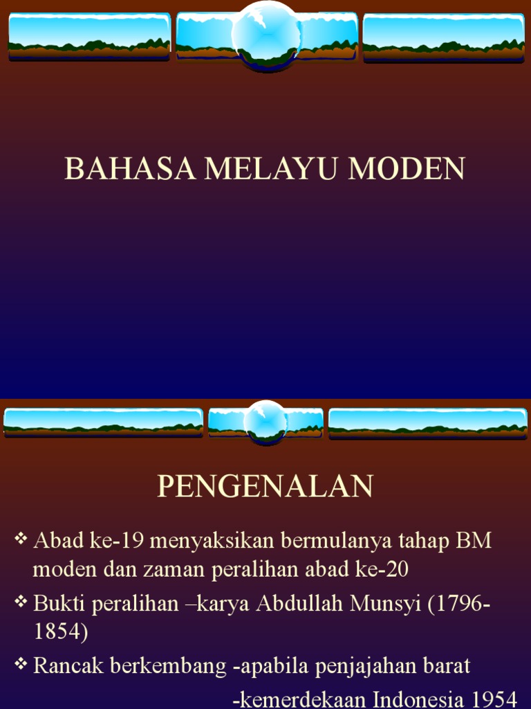Sejarah BM Moden Pramerdeka | PDF | Sejarah