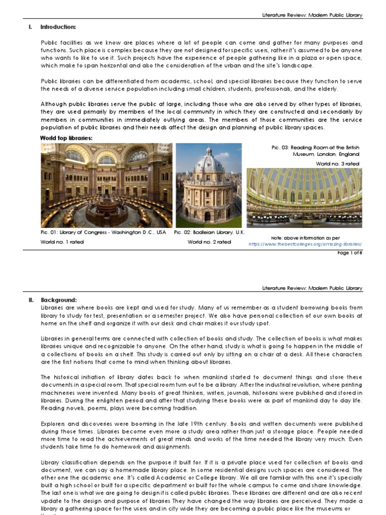 Literature Review: Modern Public Library | PDF | Public Library | Libraries