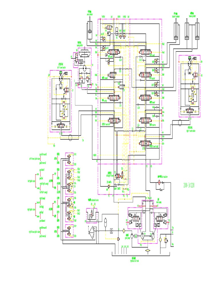 CLG 200-3 & CLG 220 Hyd Circuit | PDF