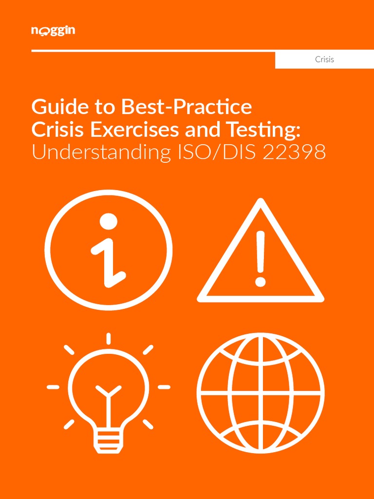 Best Practices for ISO 22398 Crisis Exercises | PDF | Crisis Management ...