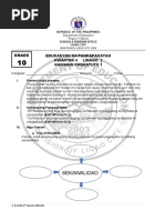 Esp 10 4TH Quarter Exam | PDF