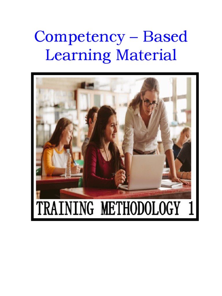 Competency - Based Learning Material: Plan Training Sessions | PDF ...