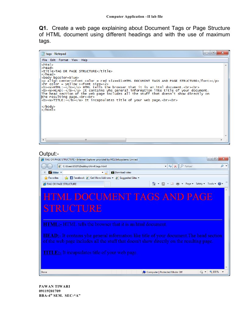 HTML Lab File | Download Free PDF | Html | Web Page