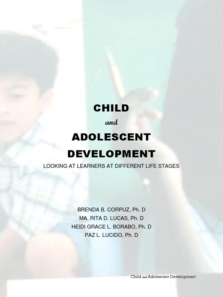 Child and Adolescent Development | PDF | Developmental Psychology ...