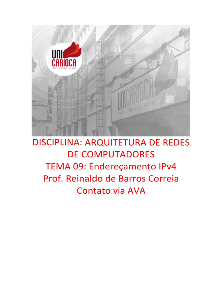 Endereçamento IPv4 - Alocação de subredes | PDF | Endereço de IP ...