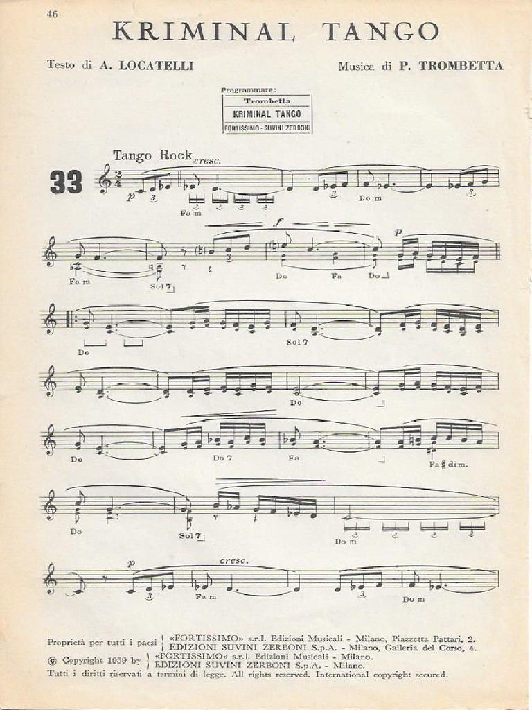 Kriminal Tango | PDF