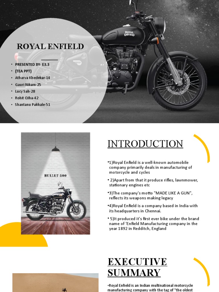 Royal Enfield Pdf Motorcycle Marketing