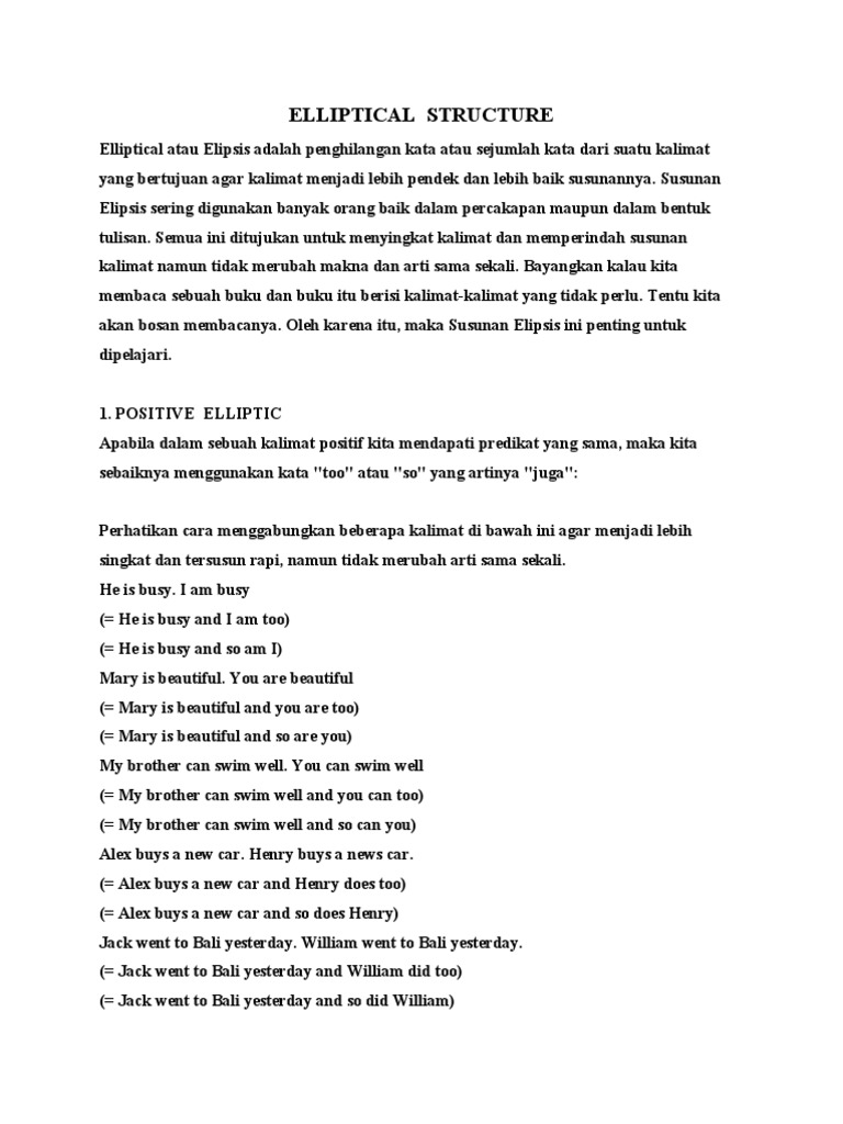 Elliptical Structure | PDF