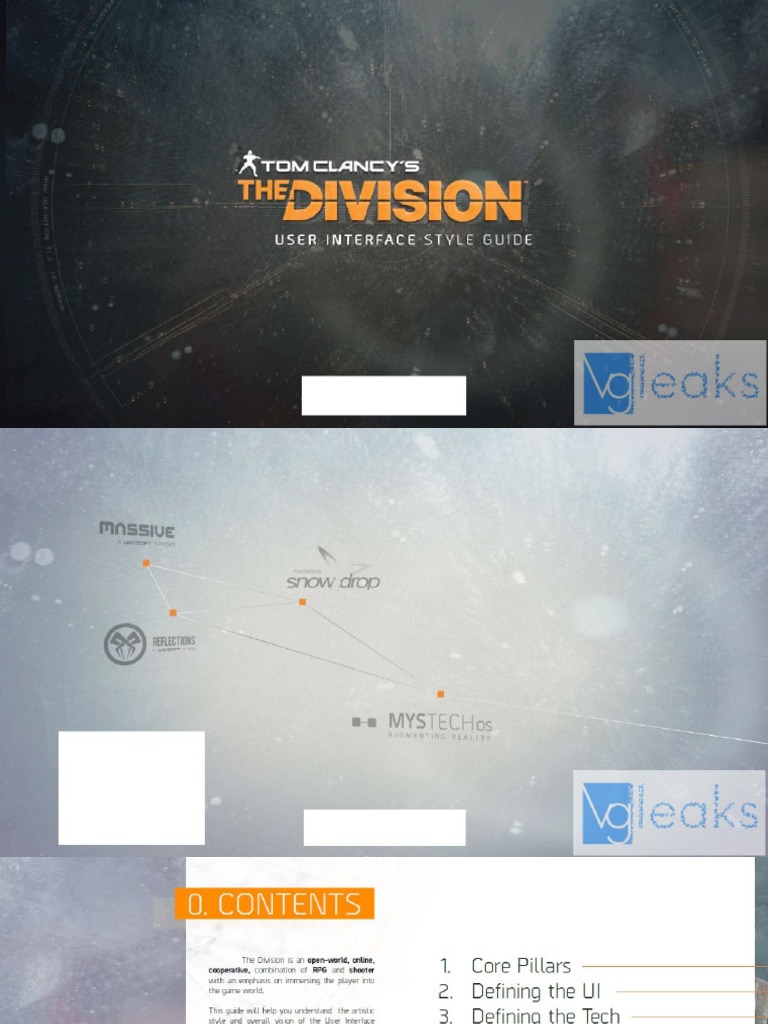 The Division UI Style Guide | PDF