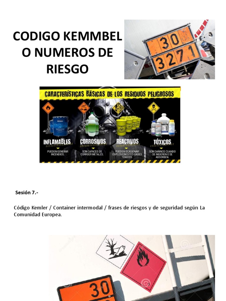 Codigo Kemler 2020 | Descargar gratis PDF | Transporte Intermodal de ...