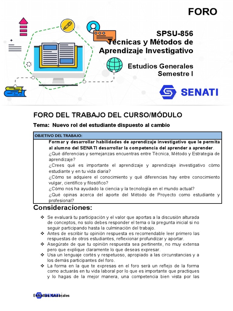 Foro Tematico | PDF | Aprendizaje | Conocimiento