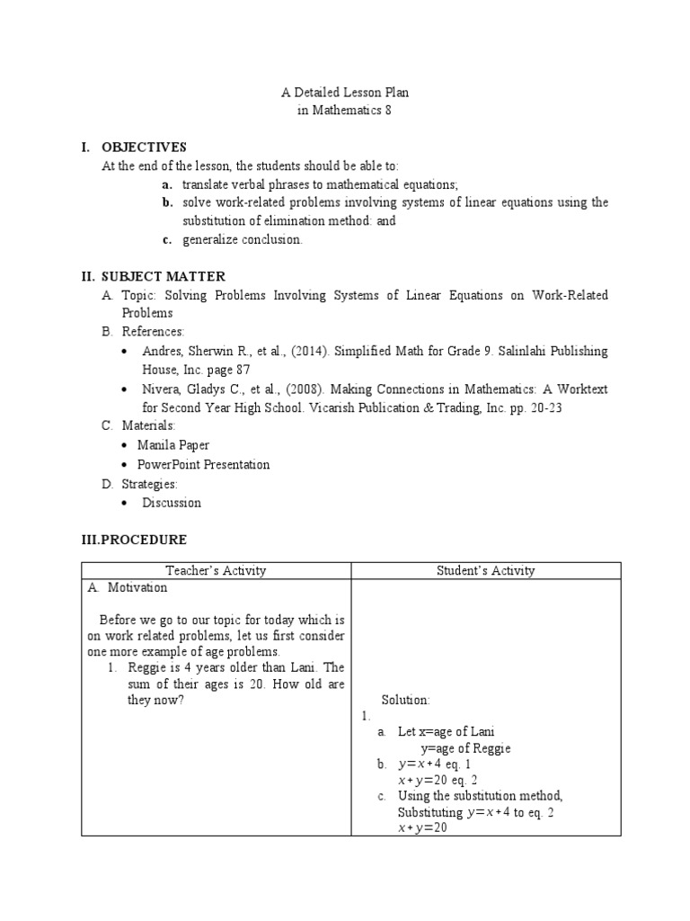 Work-Related Problems | Download Free PDF | Equations | Mathematics