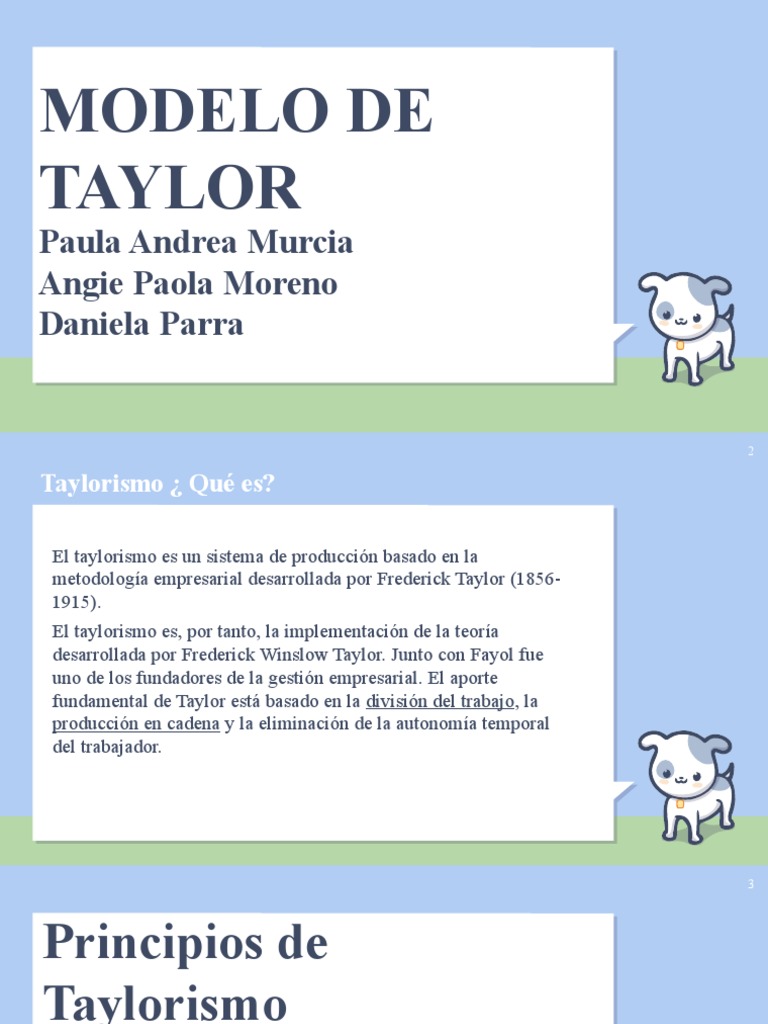Teoría de Taylor | PDF | Planificación | Economias