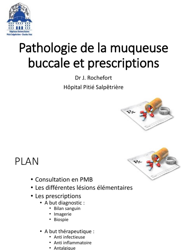 2020 Pathologie de La Muqueuse Buccale Et Prescri' 'Ptions | PDF ...