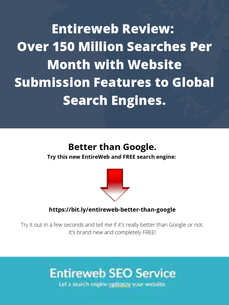 Entireweb Review Over 150 Million Searches Per Month With Website ...