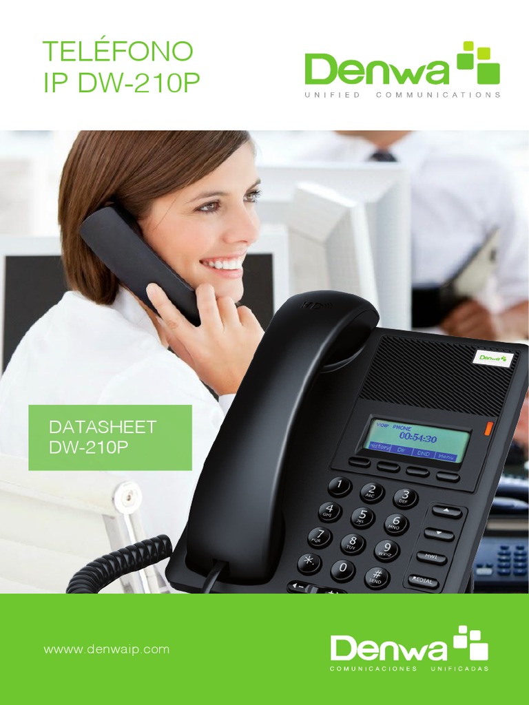 Datasheet DW 210P Esp | PDF | protocolo de Iniciacion de Sesion | Teléfono