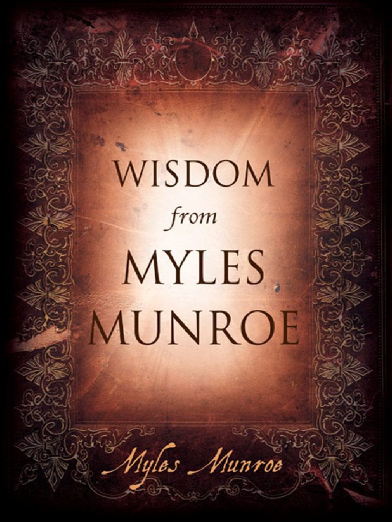 Wisdom From Myles Munroe By Myles Munroe Pdf Seven Deadly Sins