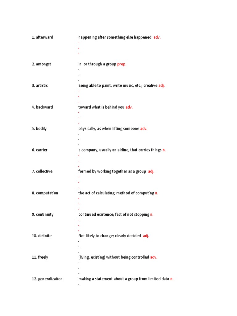 Vocabulary Definitions and Usage | PDF | Computing | Computer Science