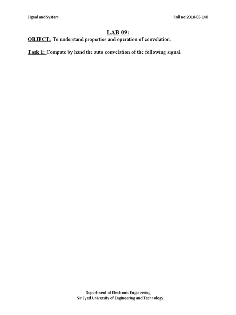 Lab 9 | PDF | Teaching Methods & Materials