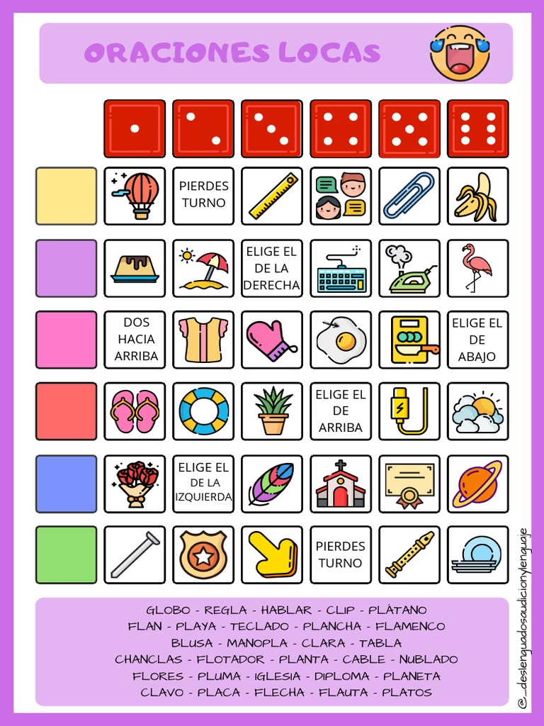Ejemplos de Oraciones Locas para Niños | PDF