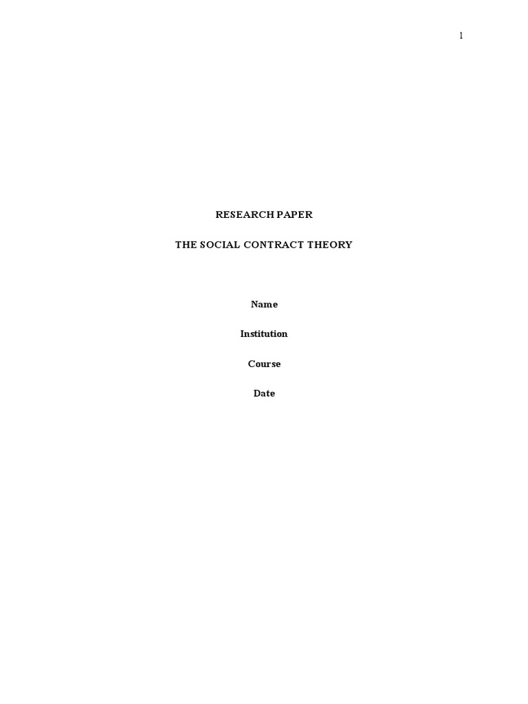 Rousseau's Social Contract Theory Explained | PDF | Social Contract ...